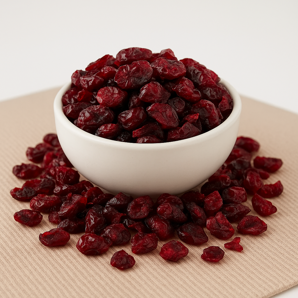 Bio Cranberries mit Rohrzucker, gesüßt